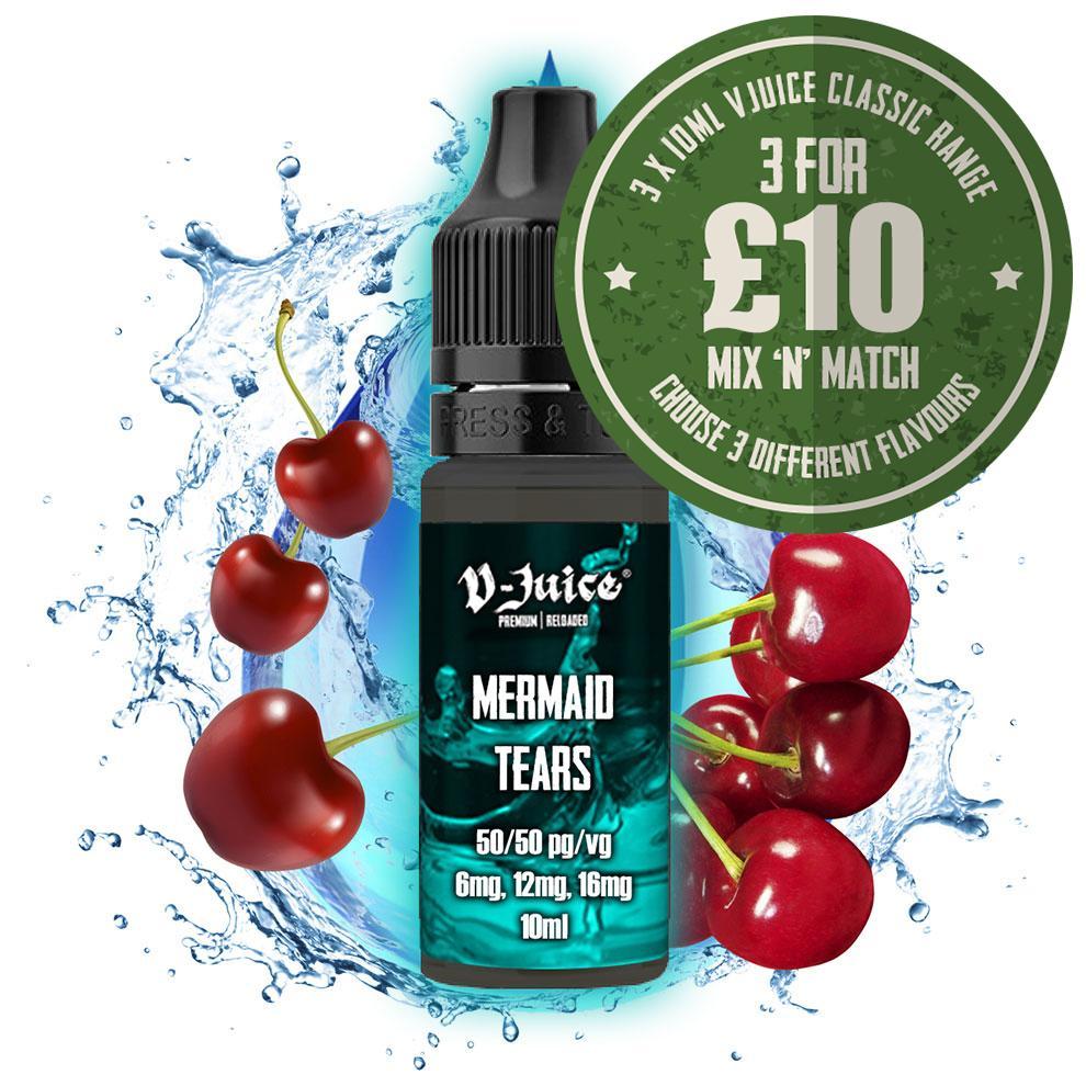 Mermaid Tears Gourmet 50/50 E-Liquid VG PG Vape E-Liquid